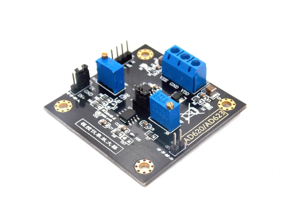 Instrument-amplifier-AD620-voltage-amplifier-digital-controlled ...