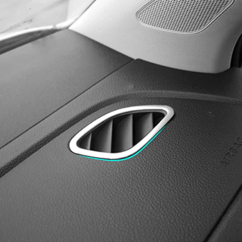 NEW-Car-styling-stainless-steel-Air-conditioning-vent-cover-sticker ...
