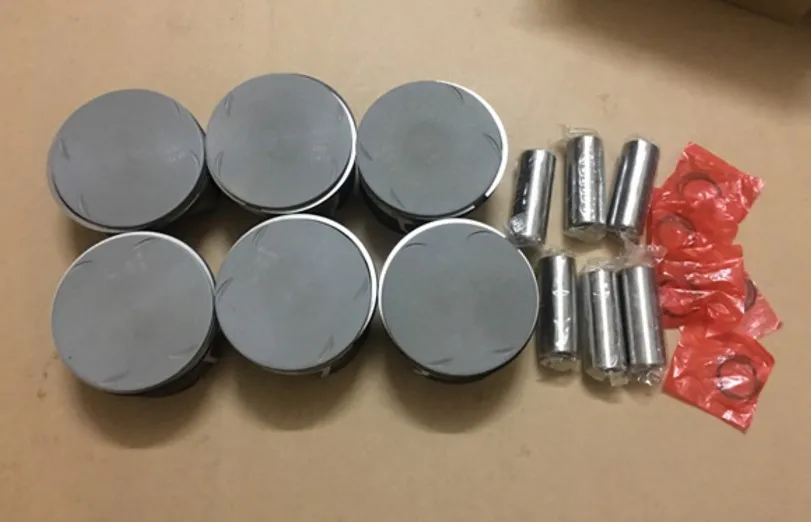 6 PCS Engine Piston for BMW M54B30|Valves & Parts| - AliExpress