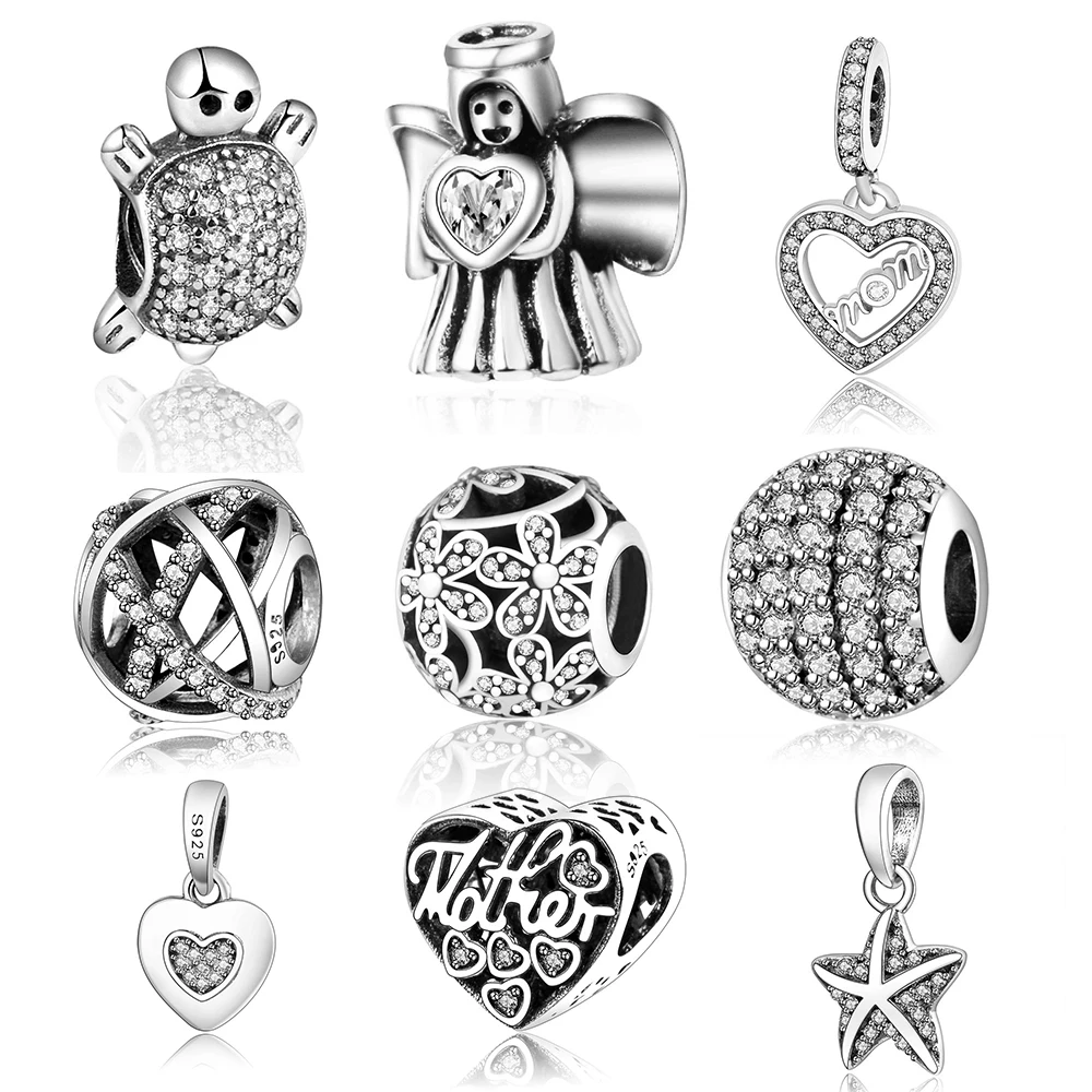 Fits Original Pandora Charms Bracelet DIY Jewelry 2017 Summer ...