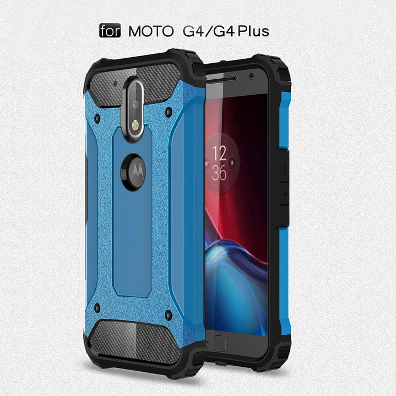 Strong Hybrid Tough Shockproof Armor Phone Back Case Cover For Motorola
