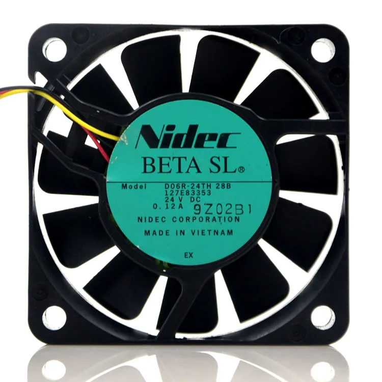 New Original 6cm Fan 6015 Cooling Fan 24v 0.12a D06r-24th 28b 3 Line ...