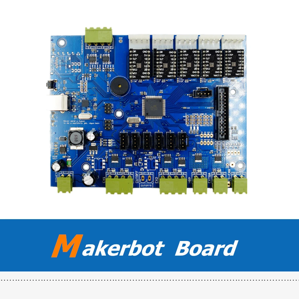Poderoso Mainboard + 5 pcs Makerbot de Impressora Makerbot 3D A4988 ...