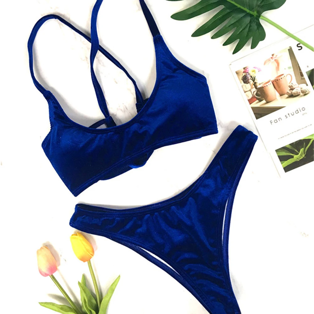Buy 2018 New Women Bikini Set Push Up Padded Crochet