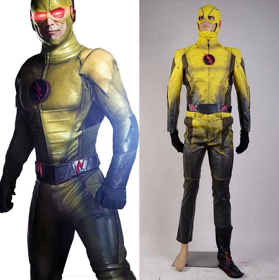 Flash de série de TV Reversa Flash Traje Cosplay Ver. B Filme Halloween ...