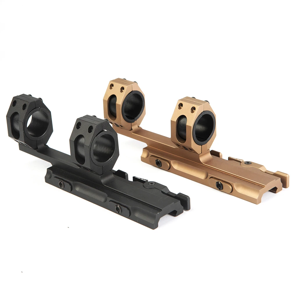 25.4 30mm Quick Release Dual Ring Scope Mount Tactical Cantilever Quick ...
