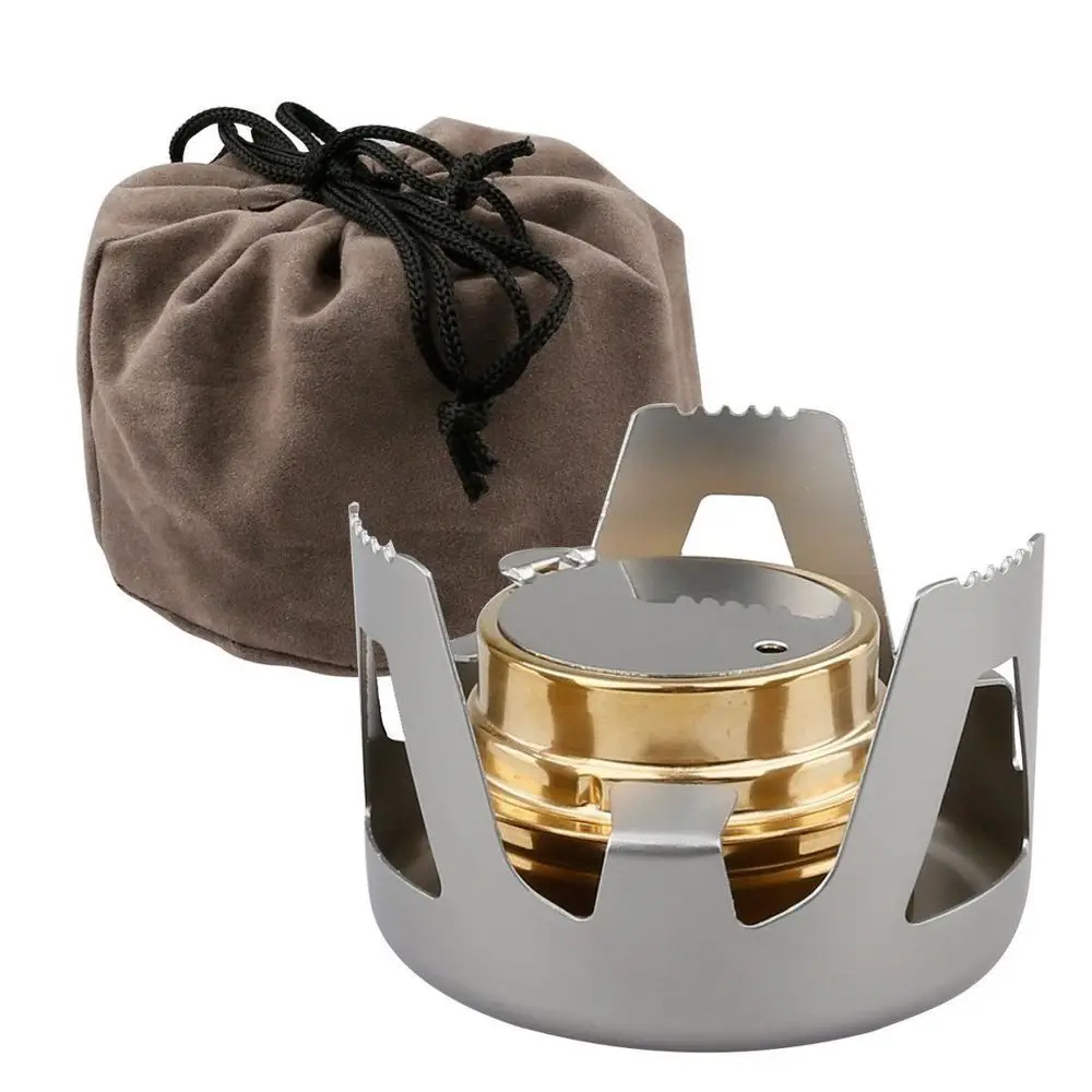 Mini Portable Spirit Burner Alcohol Stove Furnace Outdoor Backpacking ...