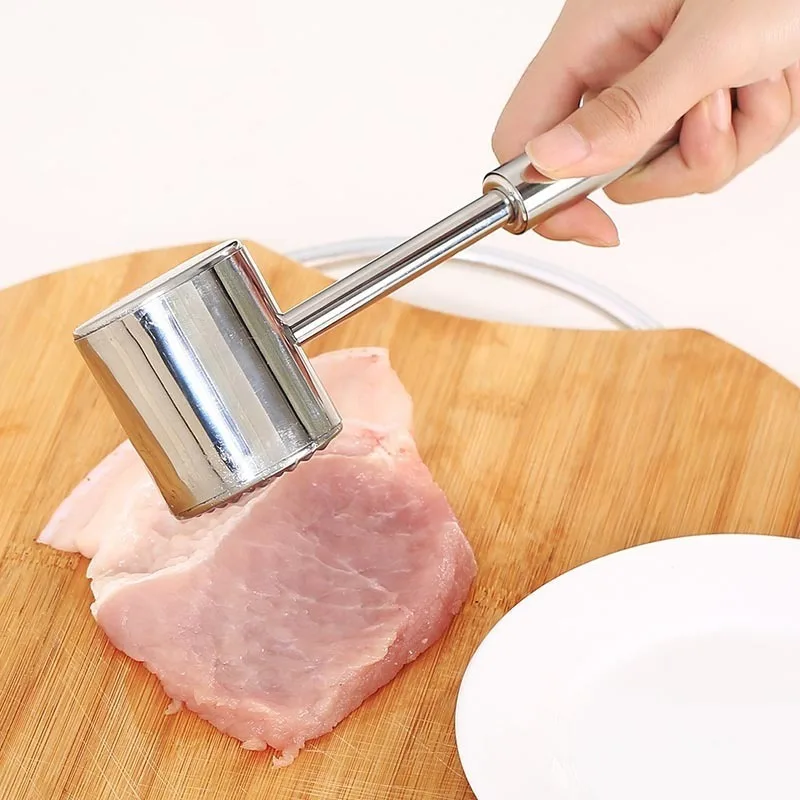 High Quality Stainless Steel Meat Tenderizer Meat Mallet Pounder