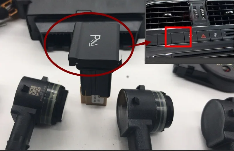 CHESHUNZAI для VW polo 2011- парка пилот передний и задний 8 датчик 8K ...