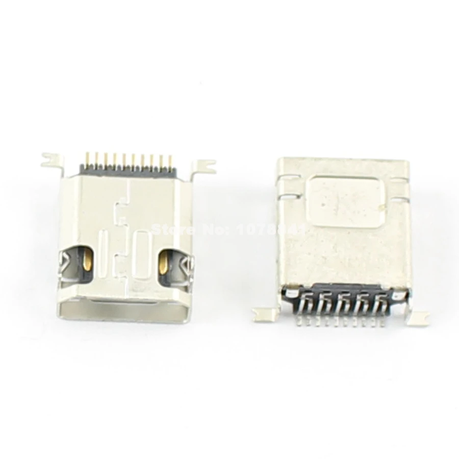 20 Pcs Per Lot Mini Usb 10 Pin Female Socket Connector For Diy In