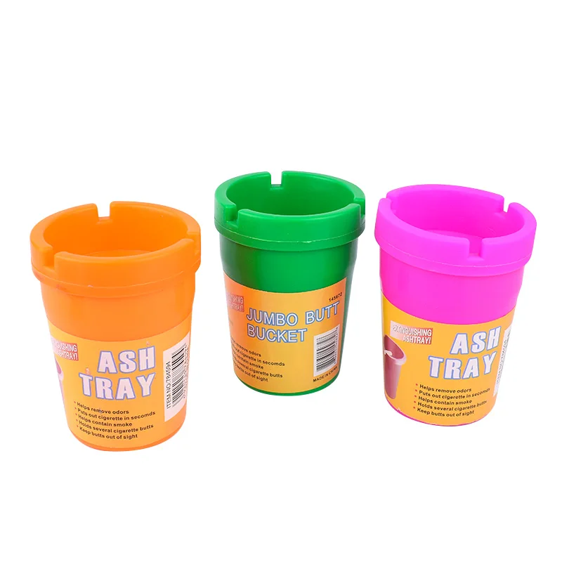 Mini Colorful Ashtray Portable Cigarette Cup Car Butt Bucket Cigarette ...