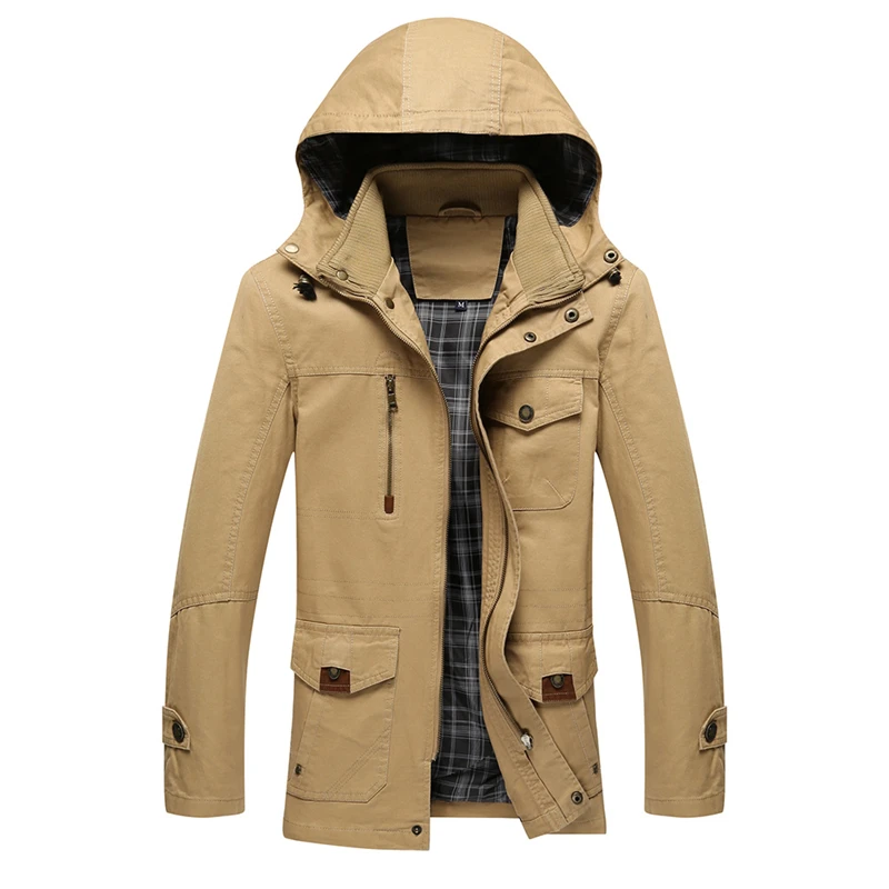 Rocksir 2017 High Quality Cotton Hooded Jacket Men Brand Fashion Slim ...