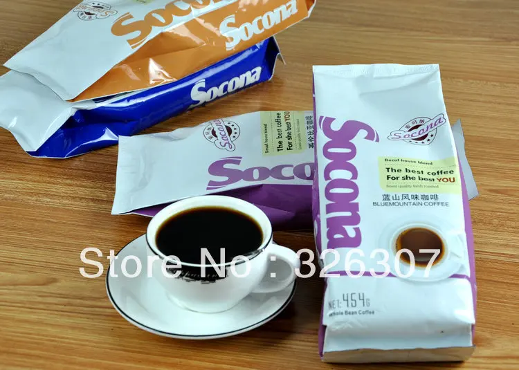 Socona Red featured Jamaican Blue Mountain coffee beans imported organic coffee powder original ...