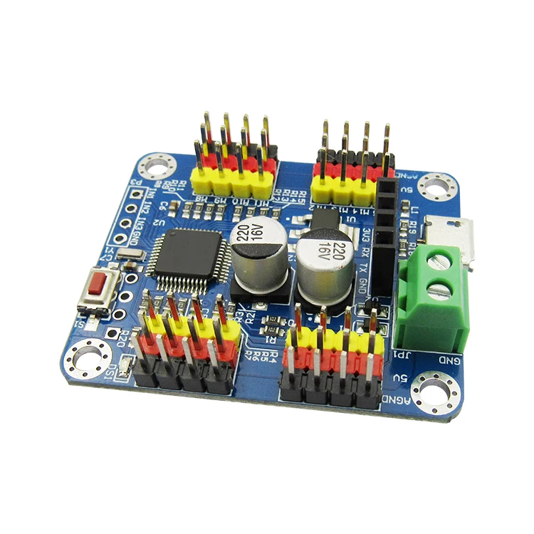 16 servo control board, DC stepper motor, serial port, Bluetooth ...