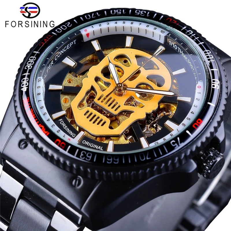 2018-Fashion-WINNER-Brand-Man-Steampunk-Skull-Auto-Mechanical-Clock ...
