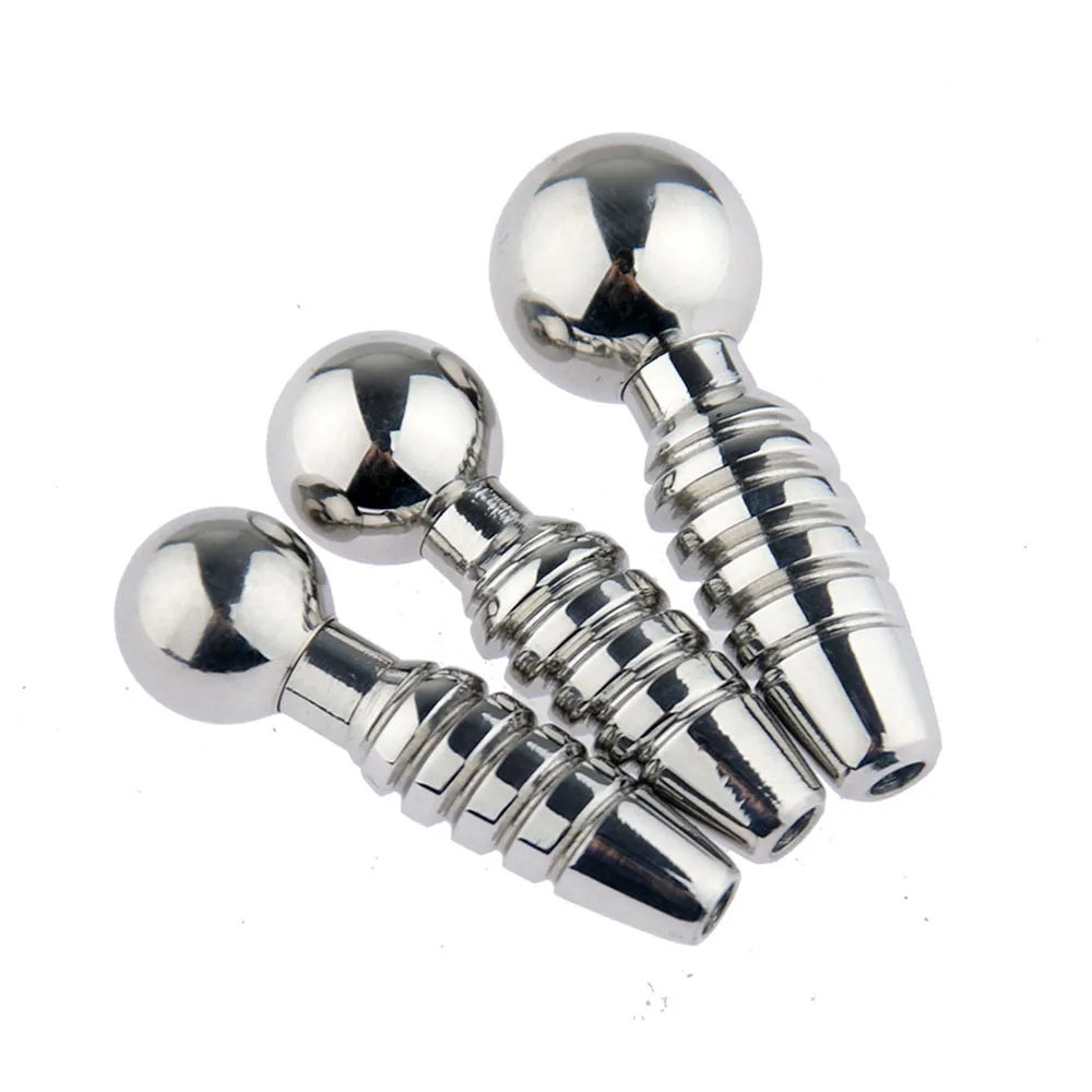 3 Size Choose Stainless Steel Penis Plug Hollow Urethral Plug Catheter ...