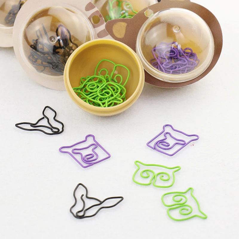 20PCS-LOT-Wizard-Shape-Paper-Clips-candy-Color-Funny-Kawaii-Bookmark ...