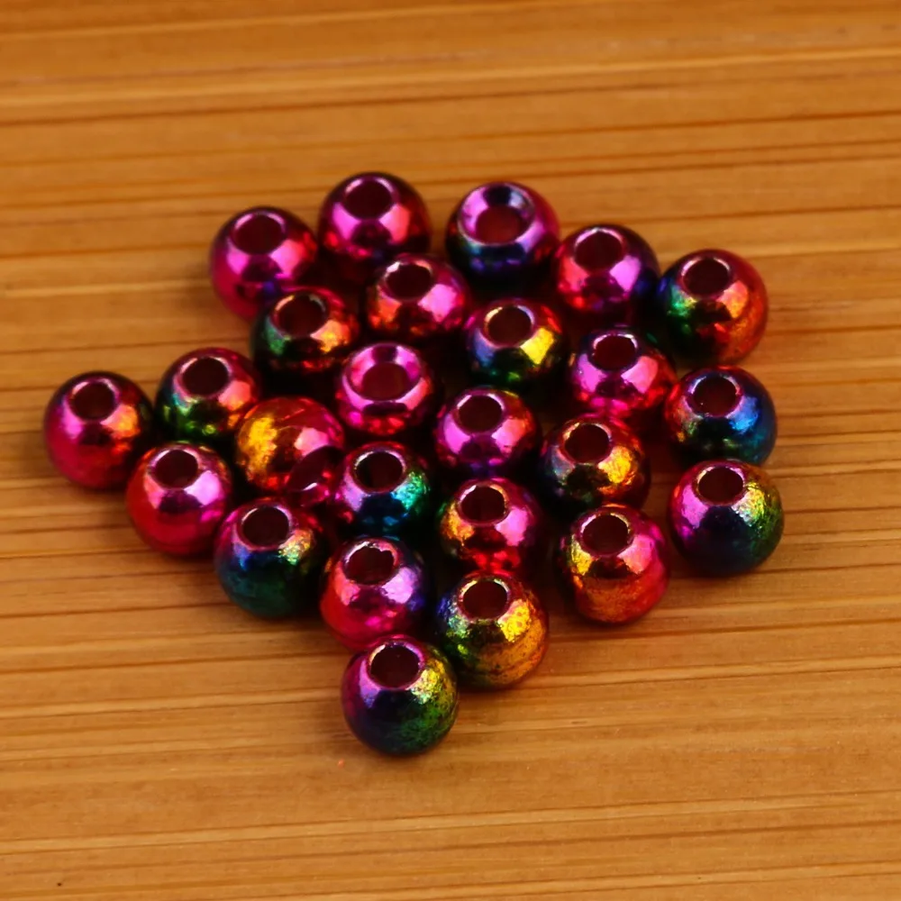3.3 MM Fly Tying Beads 25 Pieces Fishing Beads Tungsten Fly Nymph Ball ...