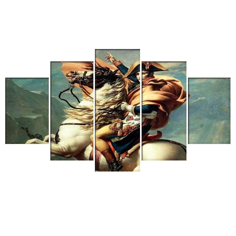 5 Piece Napoleon Bonaparte Canvas Printed Painting For Living room ...