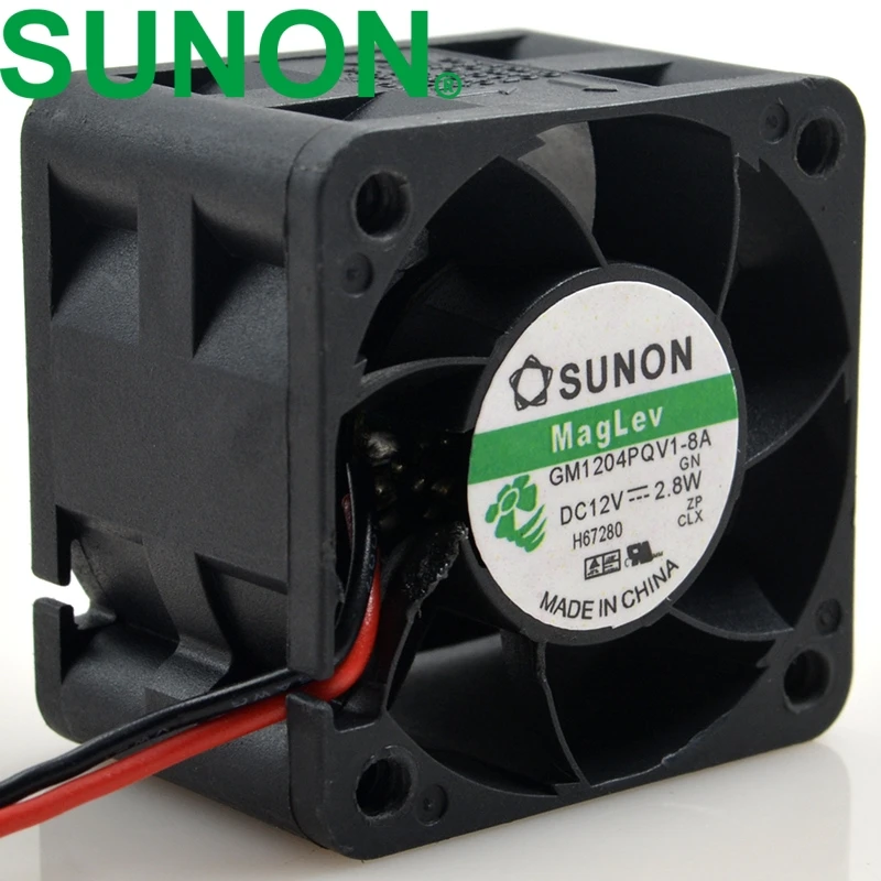 40mm New 4028 40mm server 1U2U cooling fan 12V GM1204PQV1 8A 2.8W 40*40 ...