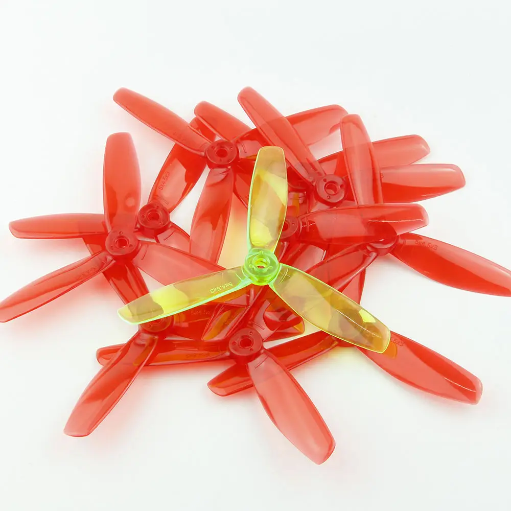 20PCS (10 Pairs) Kingkong 5045 3 Blade Tri Prop Transparent Crystal ...