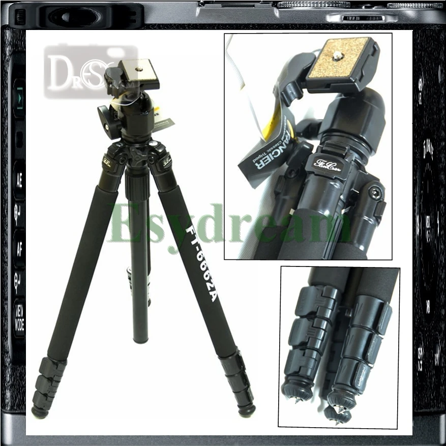 Pro Weifeng Fancier Ft-6662a Wf-6662a Travel Camera Foto Photo Tripod For Dslr Camera 6662a ...