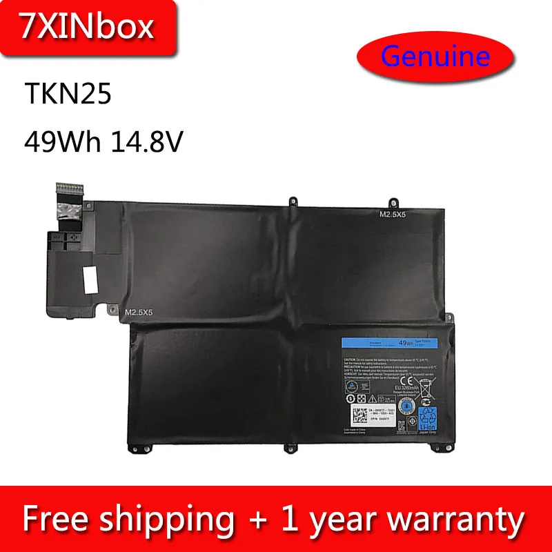 7XINbox 49Wh 14.8V TKN25 0V0XTF 배터리, Dell Inspiron 13z 5323 13.3 ...