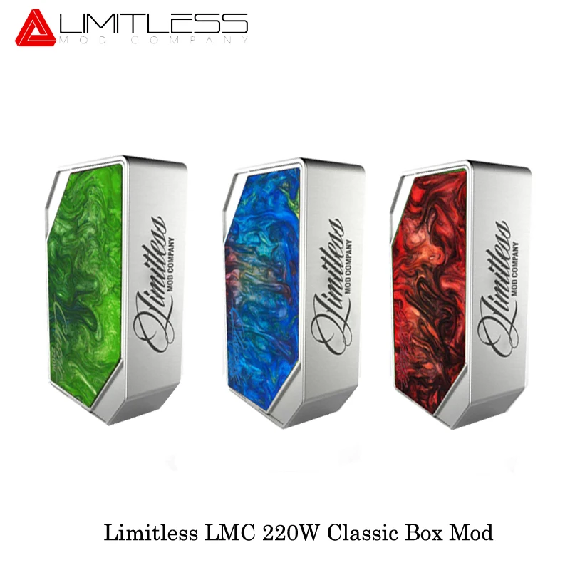 New Limitless LMC 200w Classic Box Mod Resin Limitless 200W Vape Mod ...