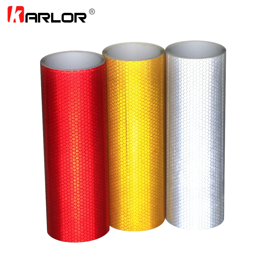 20cmx3m Safety Mark Reflective Tape Stickers Car Styling Self Adhesive ...