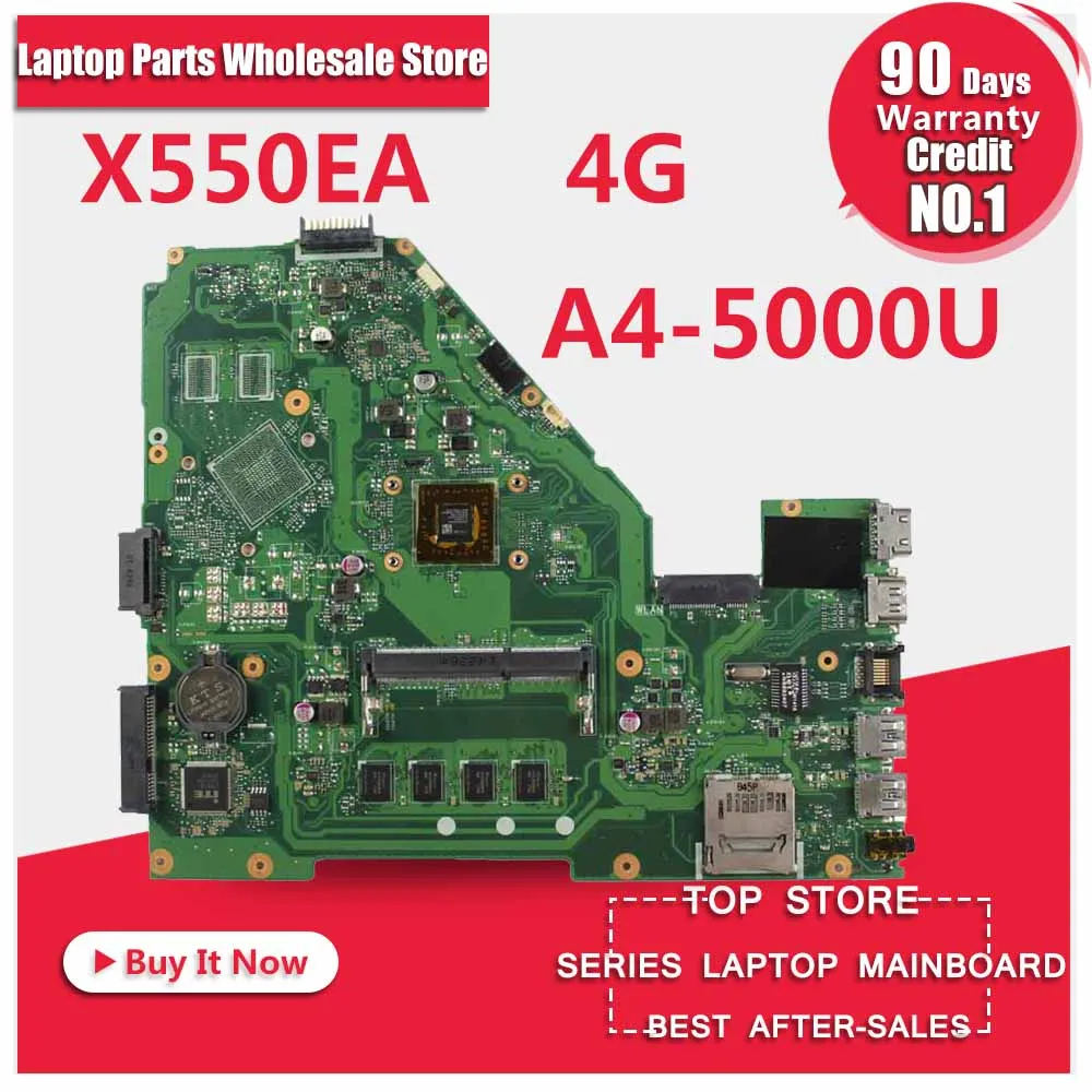 Original X550E X550EA X552E X552EA motherboard X550EP Mainboard A4-5000 ...