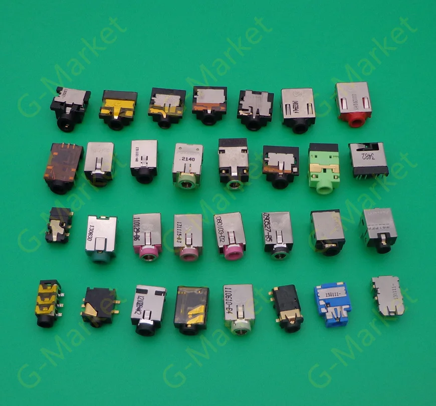 30models 300pcs Laptop Audio Interface Microphone Connector Audio Jack ...