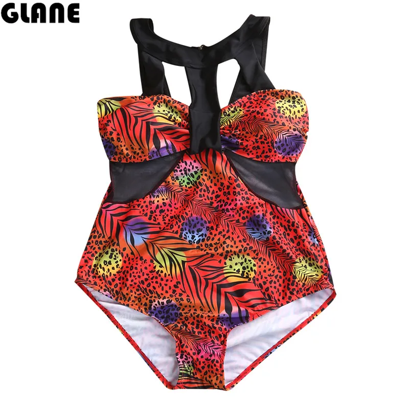 Sexy Women Ladies Plus Size Bikini Bandage One Piece Monokini Swimwear
