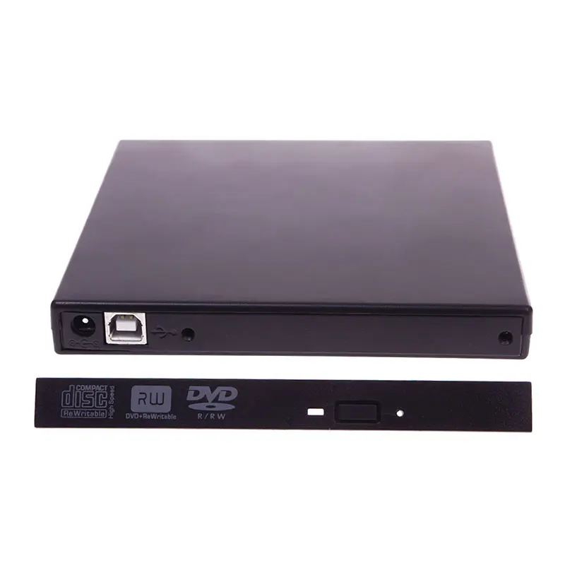 USB 2.0 External SATA DVD CD RW Disc Drive Slim Enclosure Case ONLY BOX ...
