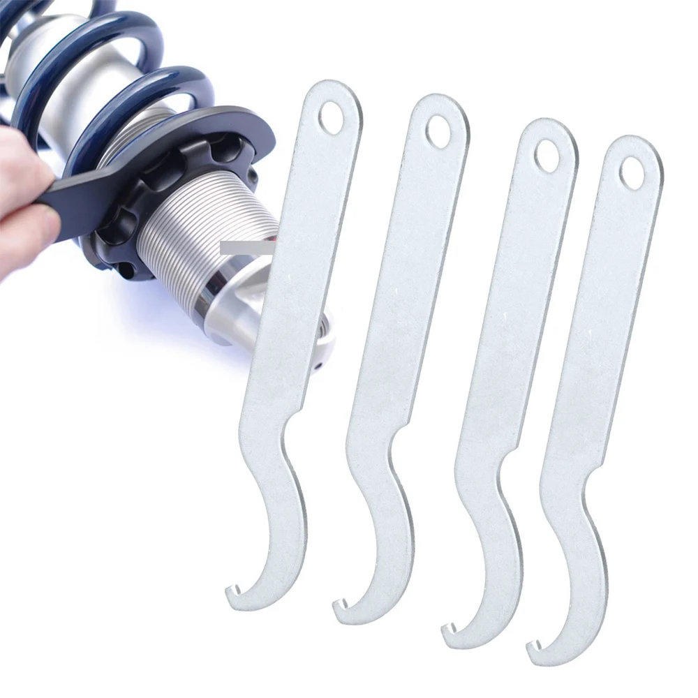 4pcs Black Snowmobile Motorcycle ATV Shock Absorber Pre Load Spanner ...