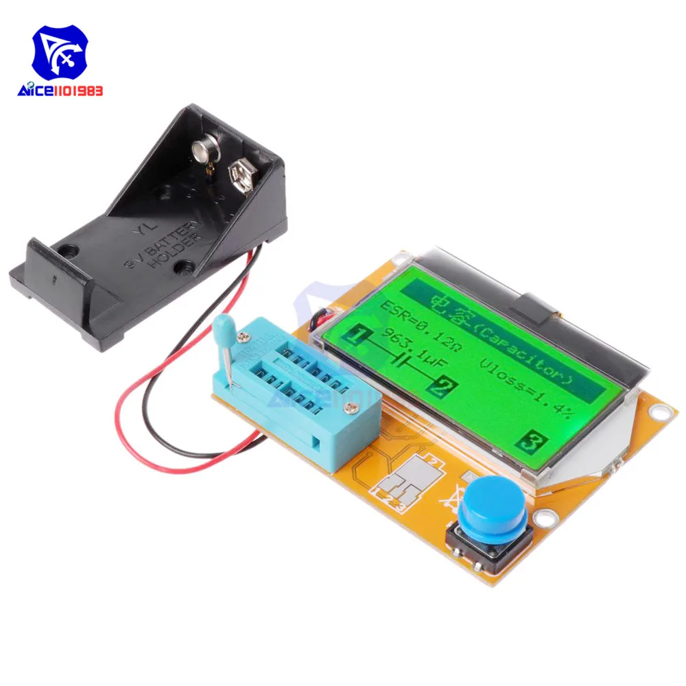 Lcr-t4 Mega328 Digital Lcd Transistor Tester Diode Triode Capacitor ...