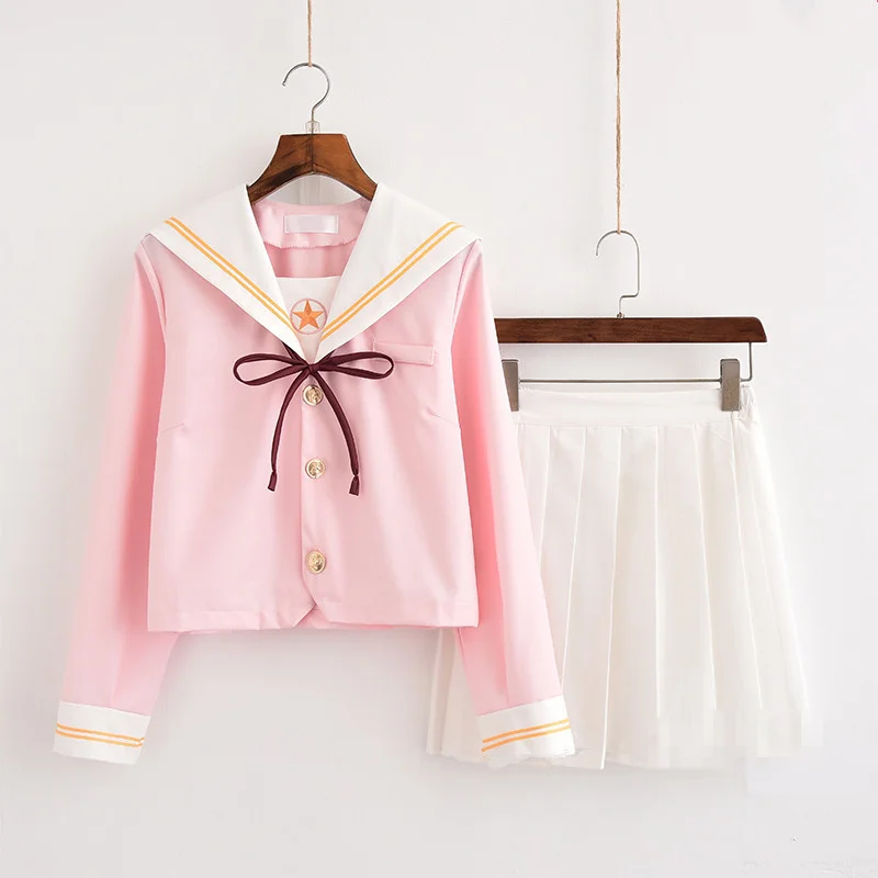 Sakura-light-pink-Japanese-school-uniform-skirt-jk-uniform-class ...
