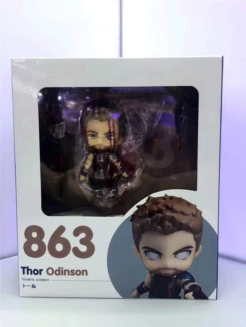 Nendoroid Thor 3 Ragnarok Avengers Super hero Thor 863 PVC Action ...