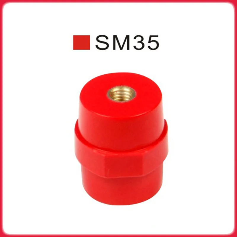 Supply SM35 M8 imitation imports insulation column Red insulator spindle Distribution box use ...