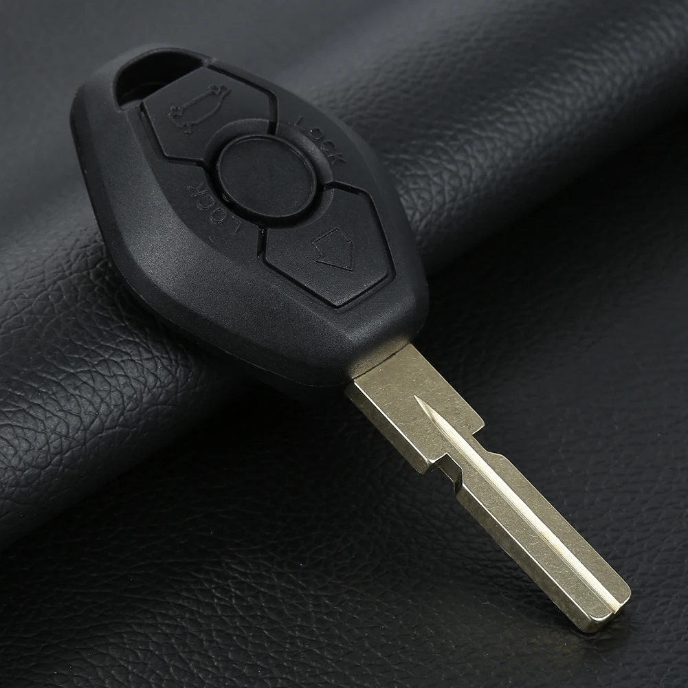 For BMW E46 E39 Z3 M3 3Button Chip Entry Fob Transmitter Uncut Blade ...
