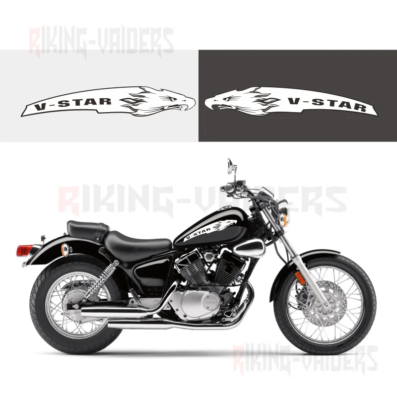 Custom Eagle Head Decal Fairing Stickers Saddlebag Vinyl Decals For ...