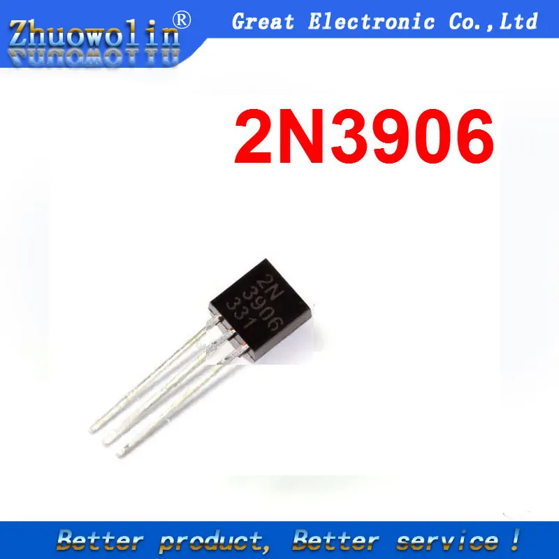 100 unids 2N3906 3906 a 92|to-92|2n3906 - AliExpress