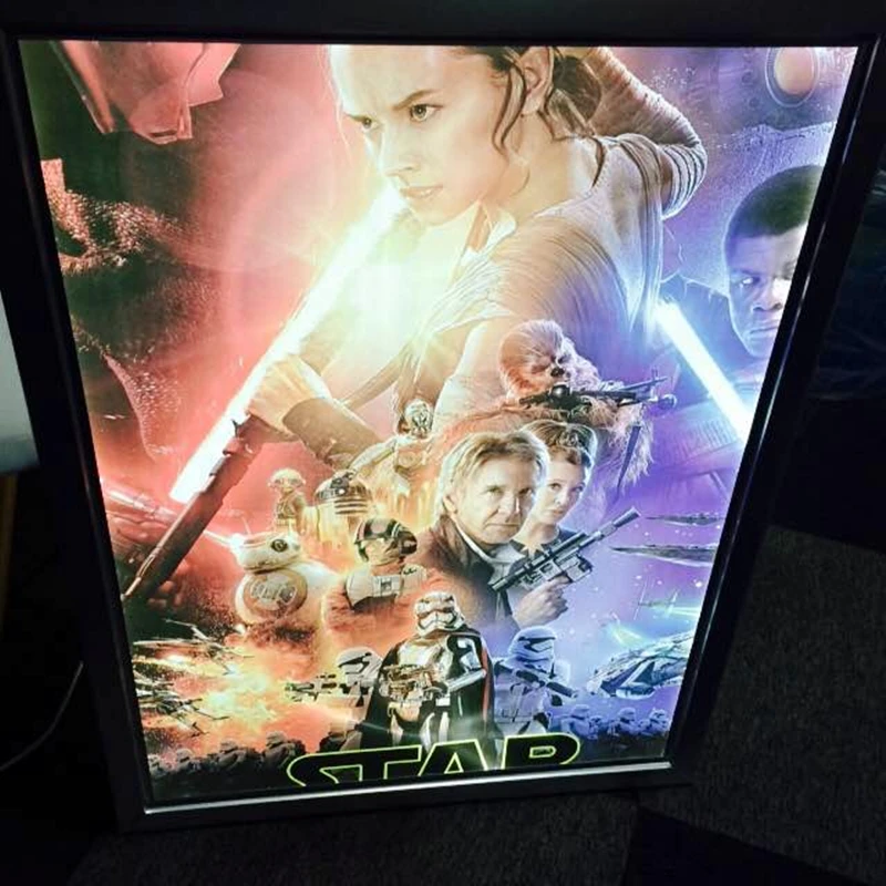 Clip Frame Movie Poster Lighted Up Signs,home Theater Light Box A1 Snap ...