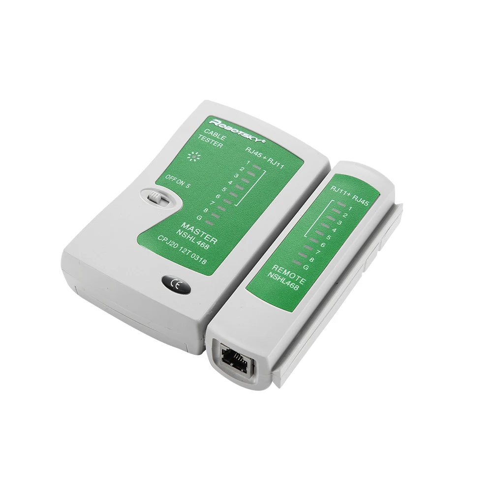 Testeur de câble réseau RJ45 RJ11 RJ12 CAT5- Cat 5e - Cat 6 UTP LAN ...