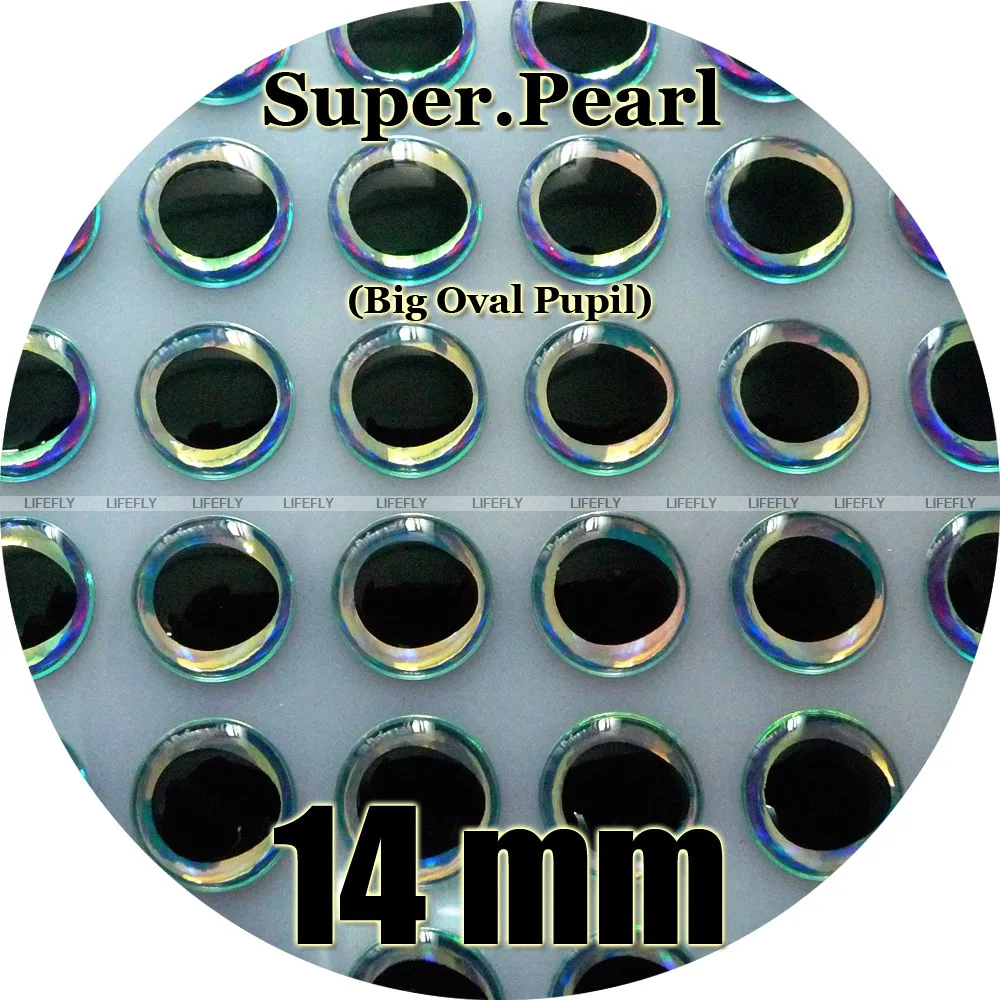 14mm 3D Super.Pearl, Big Oval Pupil / Wholesale 200 Soft Molded 3D ...