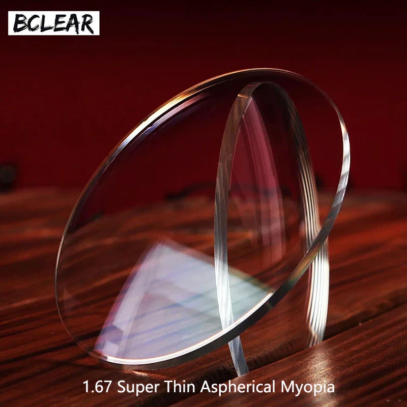 BCLEAR 1.67 Aspheric Ultra Thin Eyeglass Prescription Lenses For Eyes ...