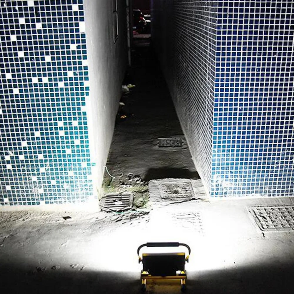 LED flood light Detection moving site lamp portable searchlight red ...