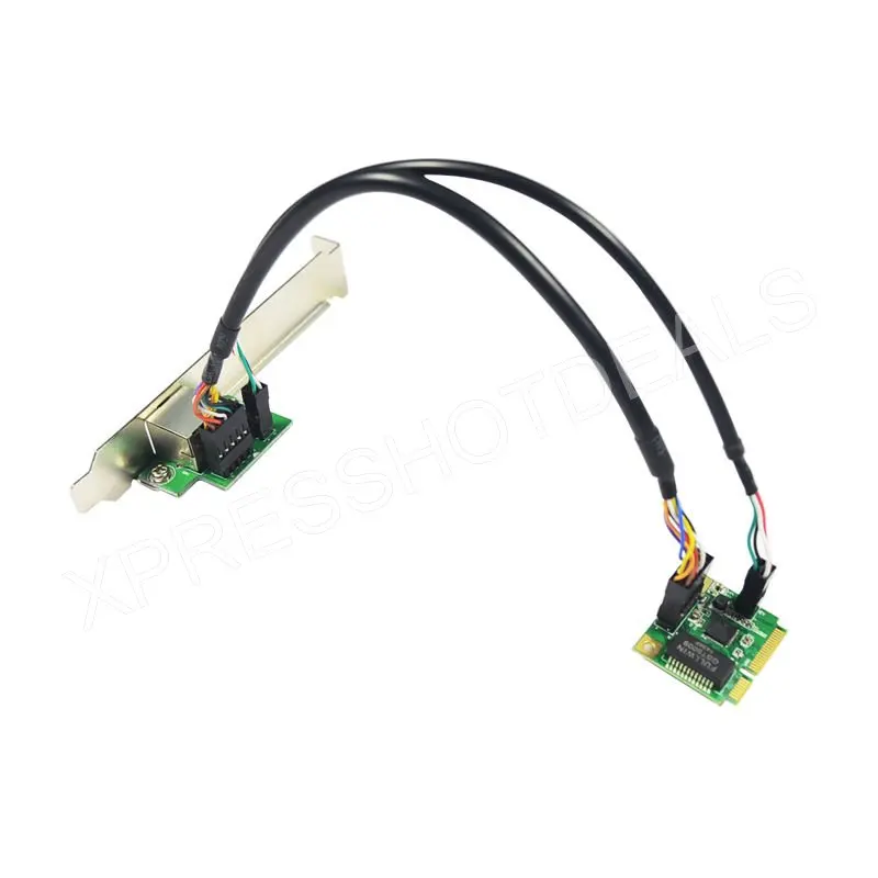 New-Mini-PCI-Express-PCIe-Gigabit-Ethernet-Network-Adapter-10-100-1000M ...