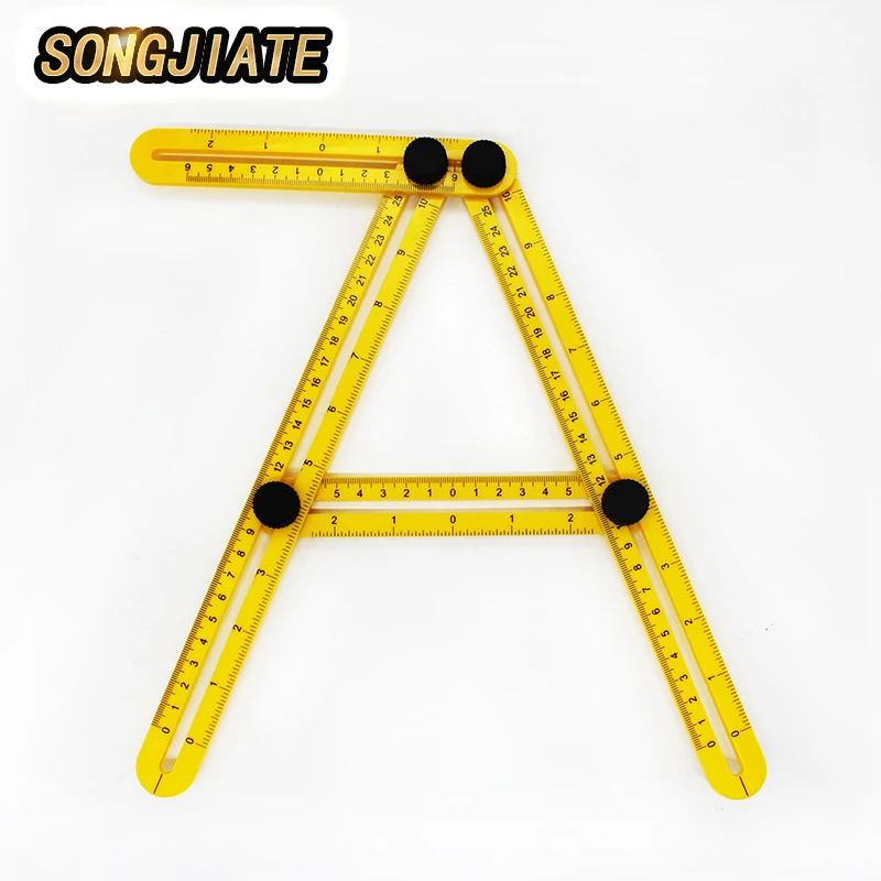 SONGJIATE Active four fold four edge folding ruler multi purpose ...