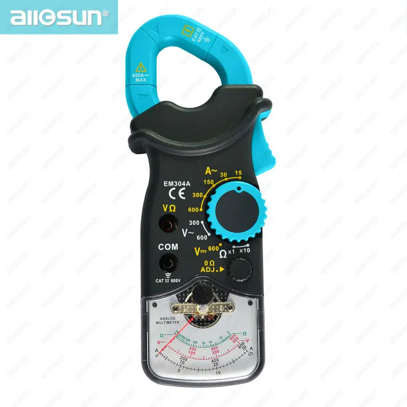 all sun EM304A Analog Multimeter Clamp Multimeter With Pointer Display ... all sun EM304A Analog Multimeter Clamp Multimeter With Pointer Display ...