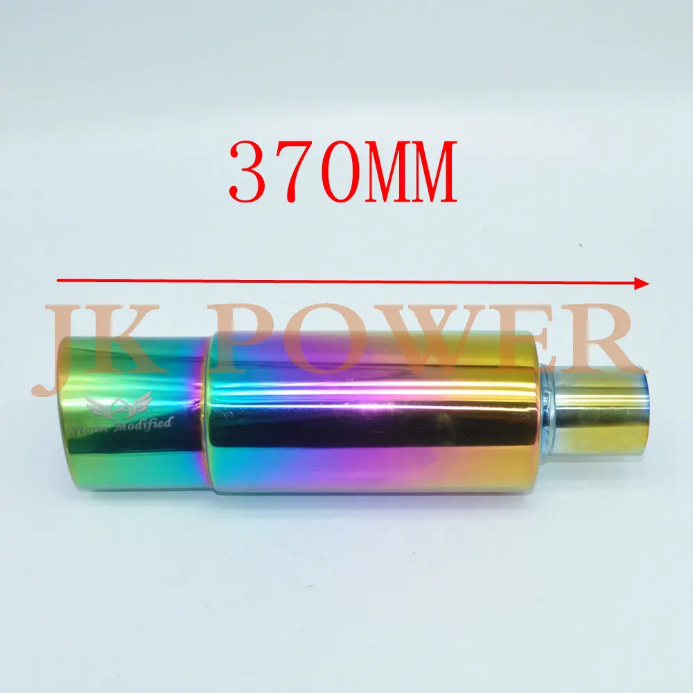 Jk Neo Chrome Universal 304 Stainless Steel Exhaust Racing Muffler Tip ...